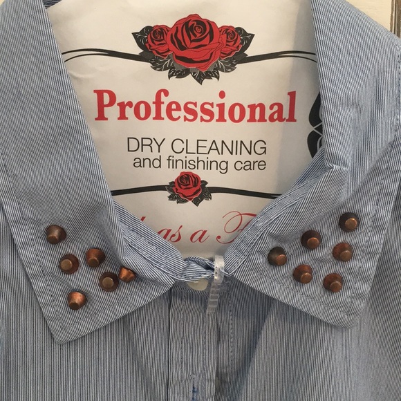 Scotch & Soda | Tops | Maison Scotch Studded Button Down Professional ...